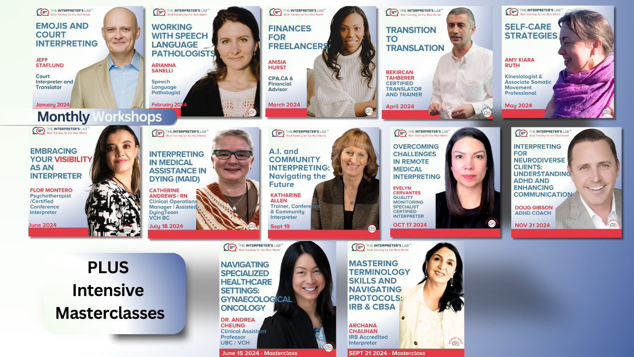 Workshops For Interpreters The Interpreter S Lab